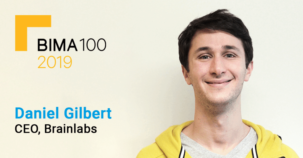 Brainlabs CEO Daniel Gilbert named in the BIMA 100 - Brainlabs